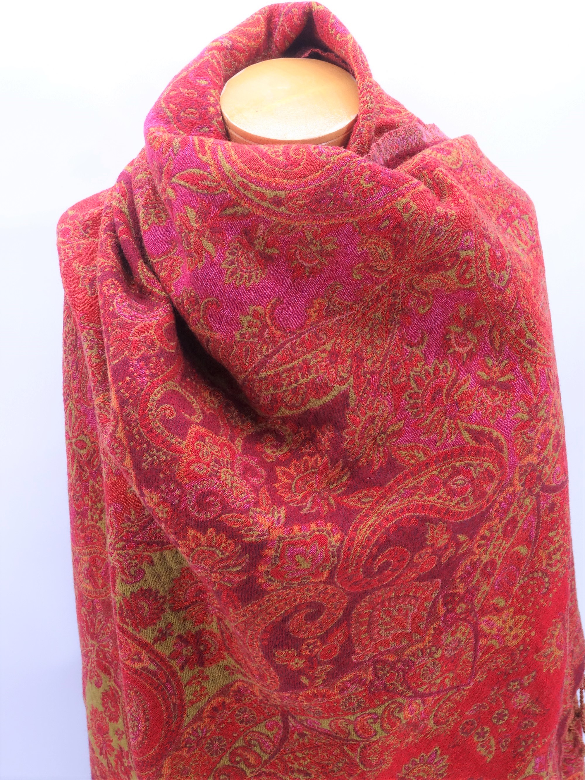 Vintage Country Stola | pink-red | SW10296.1