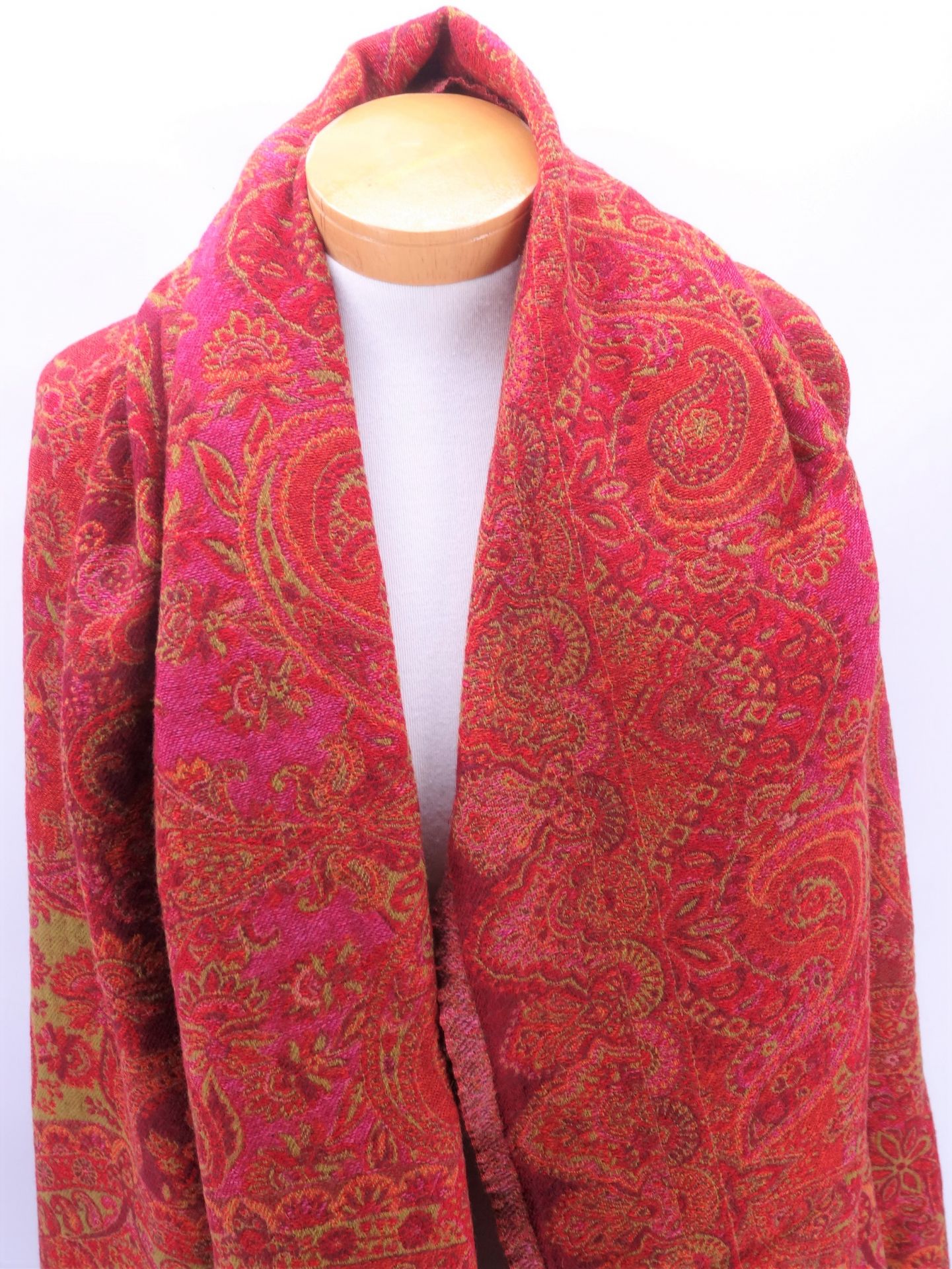 Vintage Country Stola | pink-red | SW10296.1